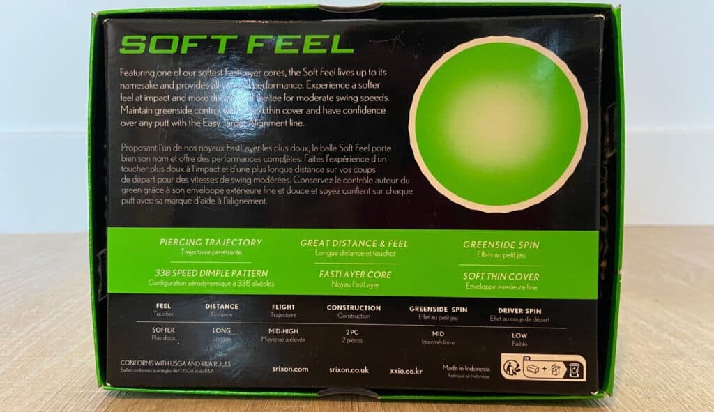 Srixon Soft Feel Golf Ball Review (After 17 Rounds)
